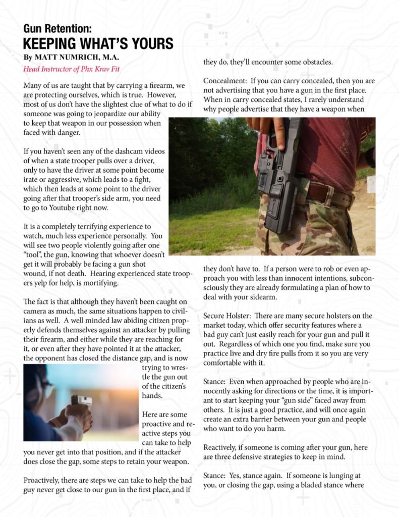 Gun Retention - Fearless Street Fighter